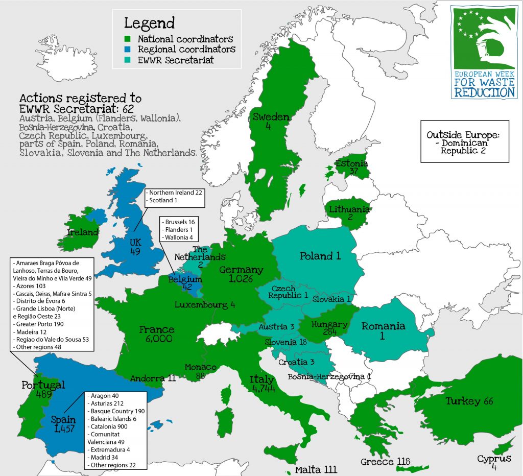 The 15th edition of the EWWR gathers over 14,500 actions - EWWR